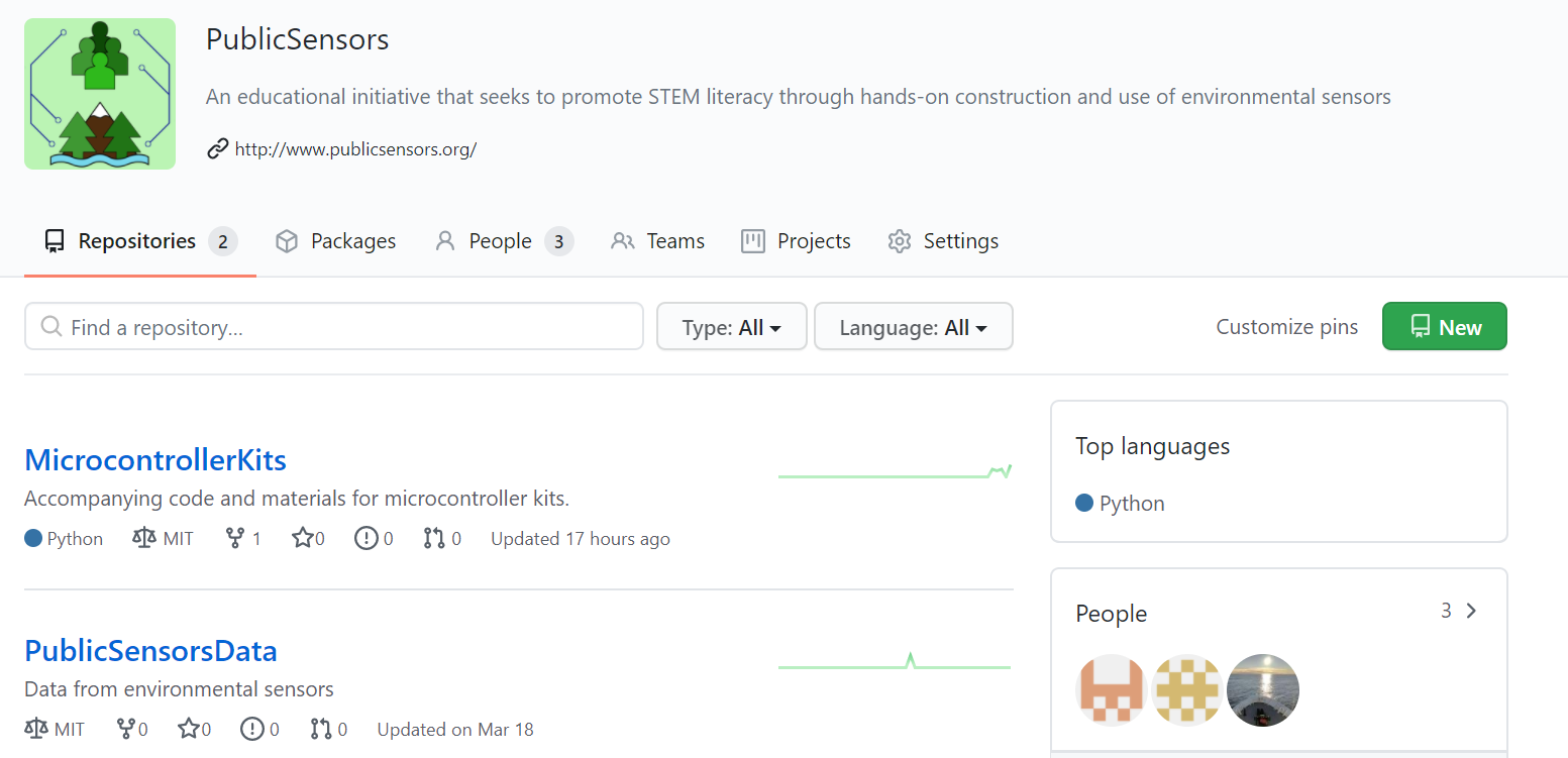 Code – PublicSensors